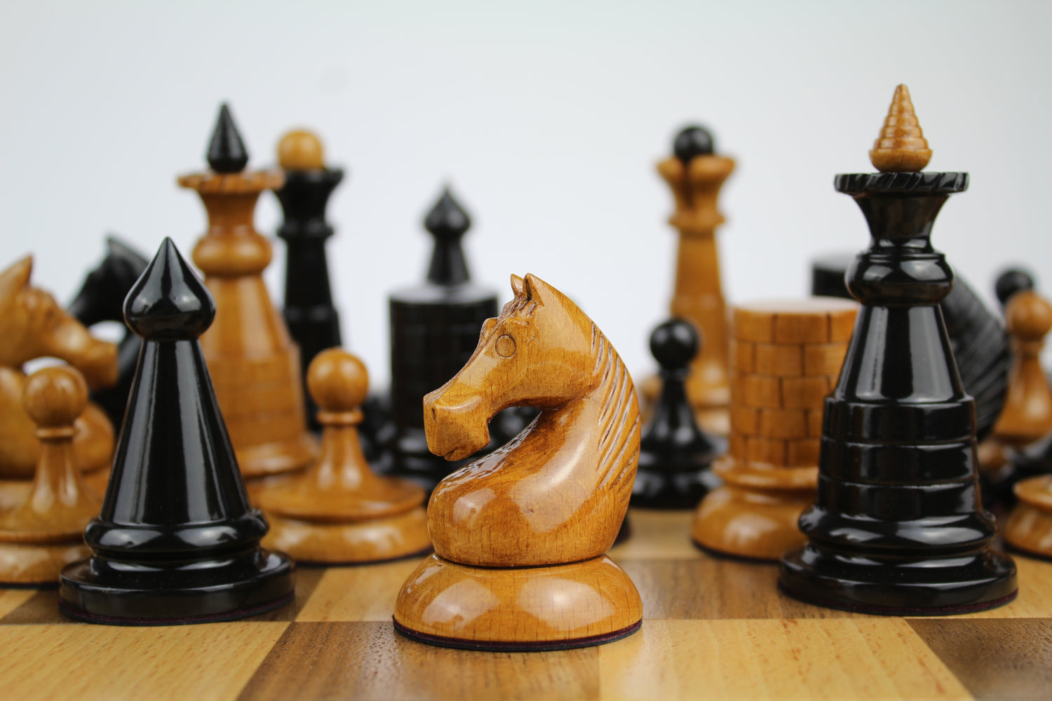 ERWoodLeather.Shop Reproductions for famous chess sets of Soviet era